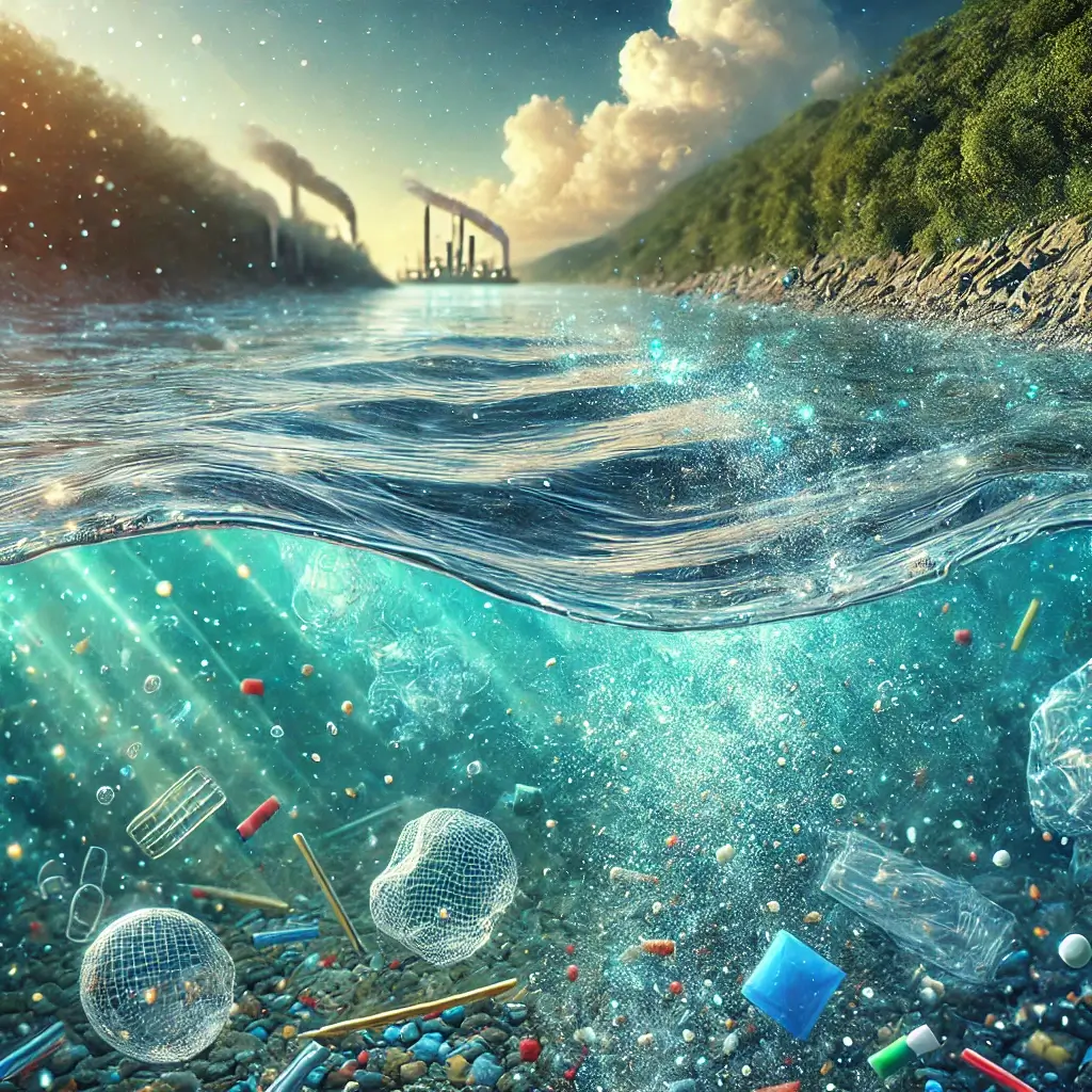 Microplastics in water ️ Evodrop filters them out effectively